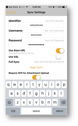 Using hh2 Mobile App – Knowledge Base